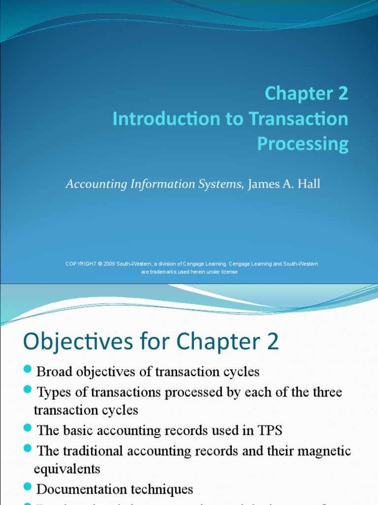 Introduction To Transaction Processing: Accounting Information Systems, James A. Hall | Download ...