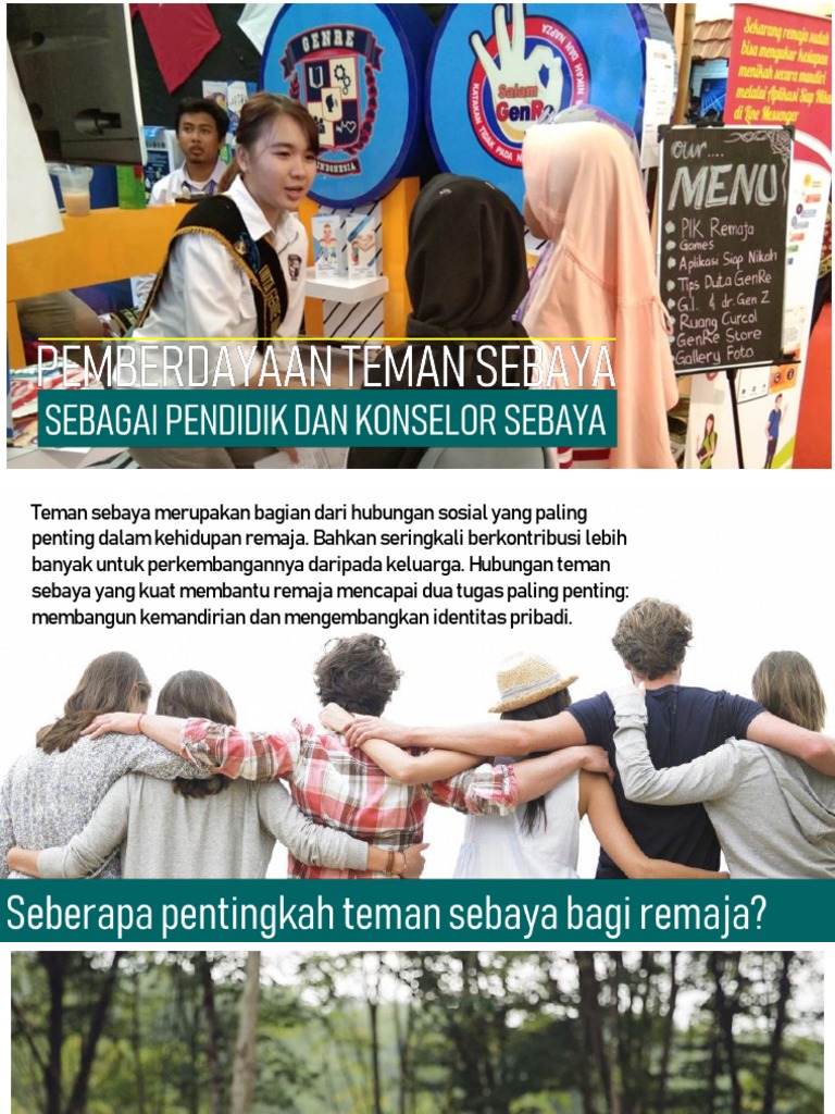 Pemberdayaan Teman Sebaya | PDF