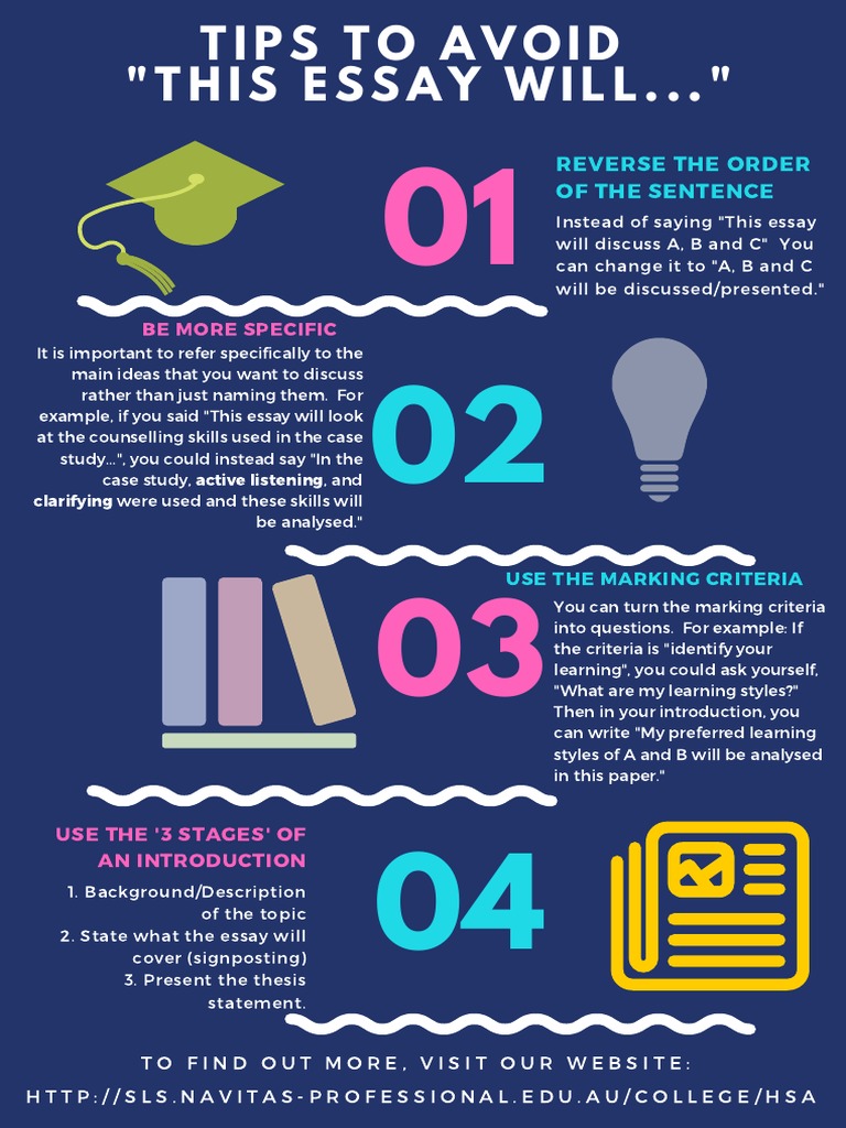 Tips To Avoid "This Essay Will... ": Be More Specific | PDF | Essays ...