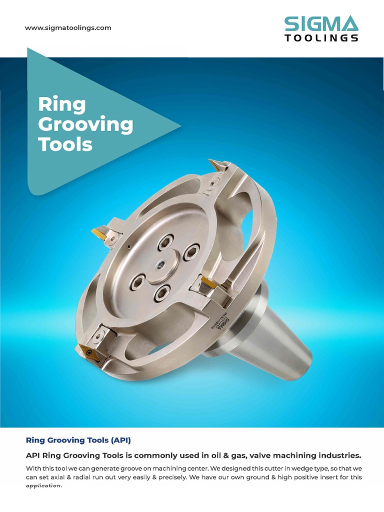 Ring Grooving Tools - Sigma Toolings, Fine Boring Tools, Cutting Tools ...