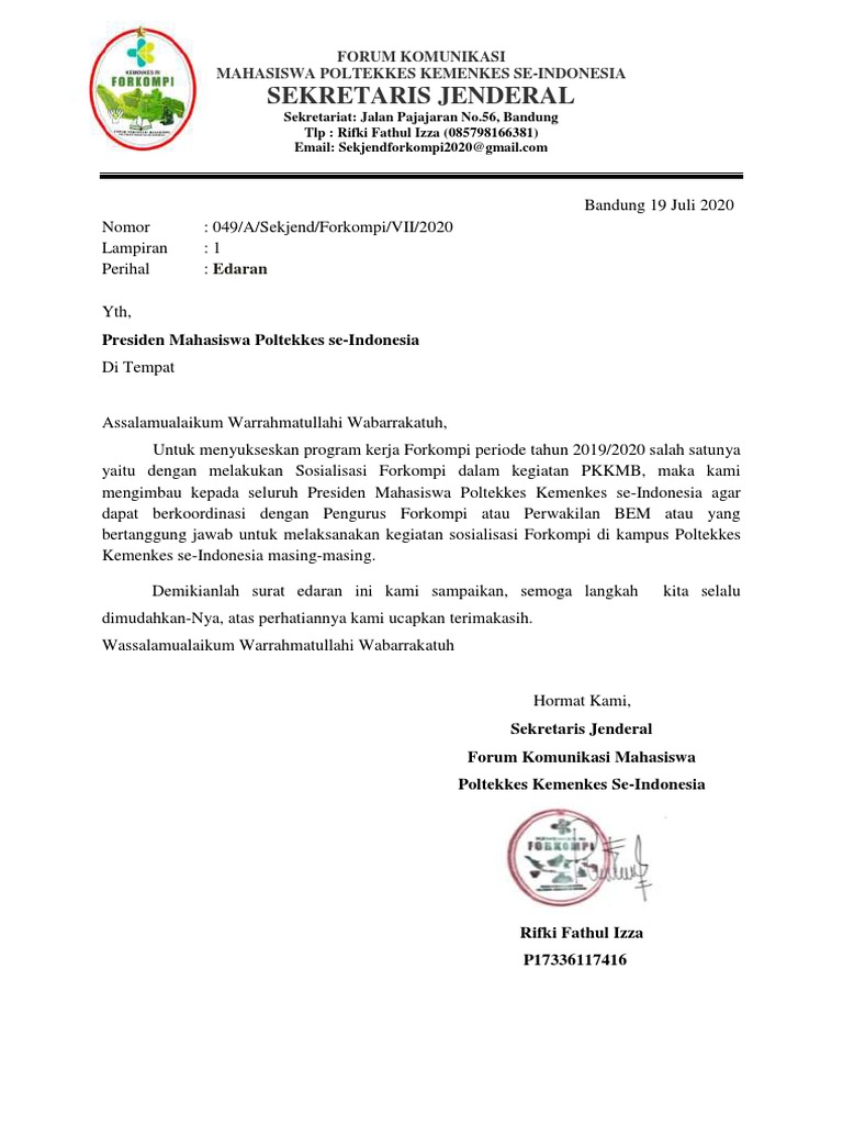 049-A-Se Sosialisasi Forkompi | PDF