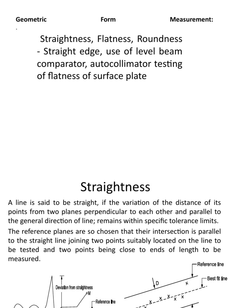 Flatness Measurement Techniques Explained | PDF | Plane (Geometry) | Distance