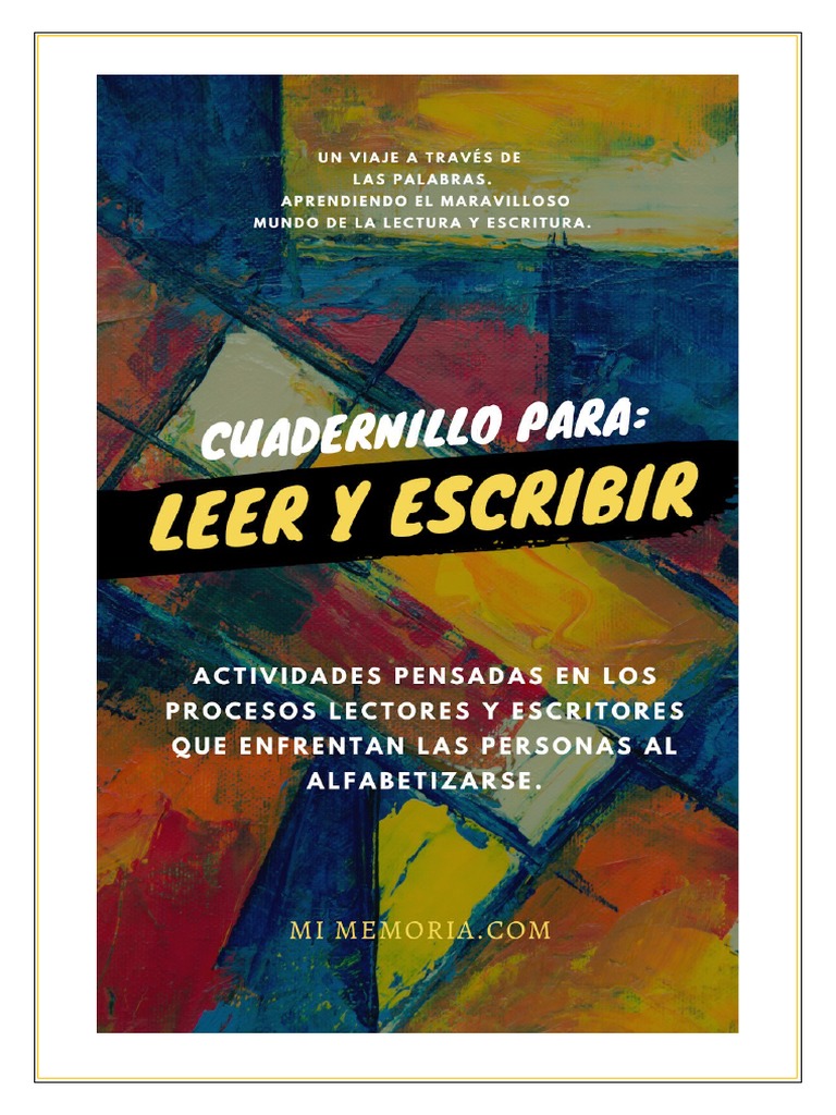Cuadernillo para Leer y Escribir | PDF