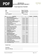 K019 - OHSE Builder Hoist Checklist | PDF | Equipment | Manufactured Goods