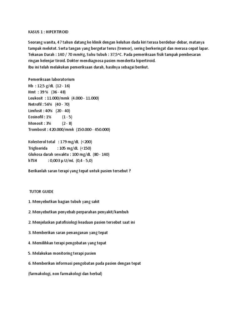 Panduan Terapi Hipertiroid | PDF | Sains & Matematika