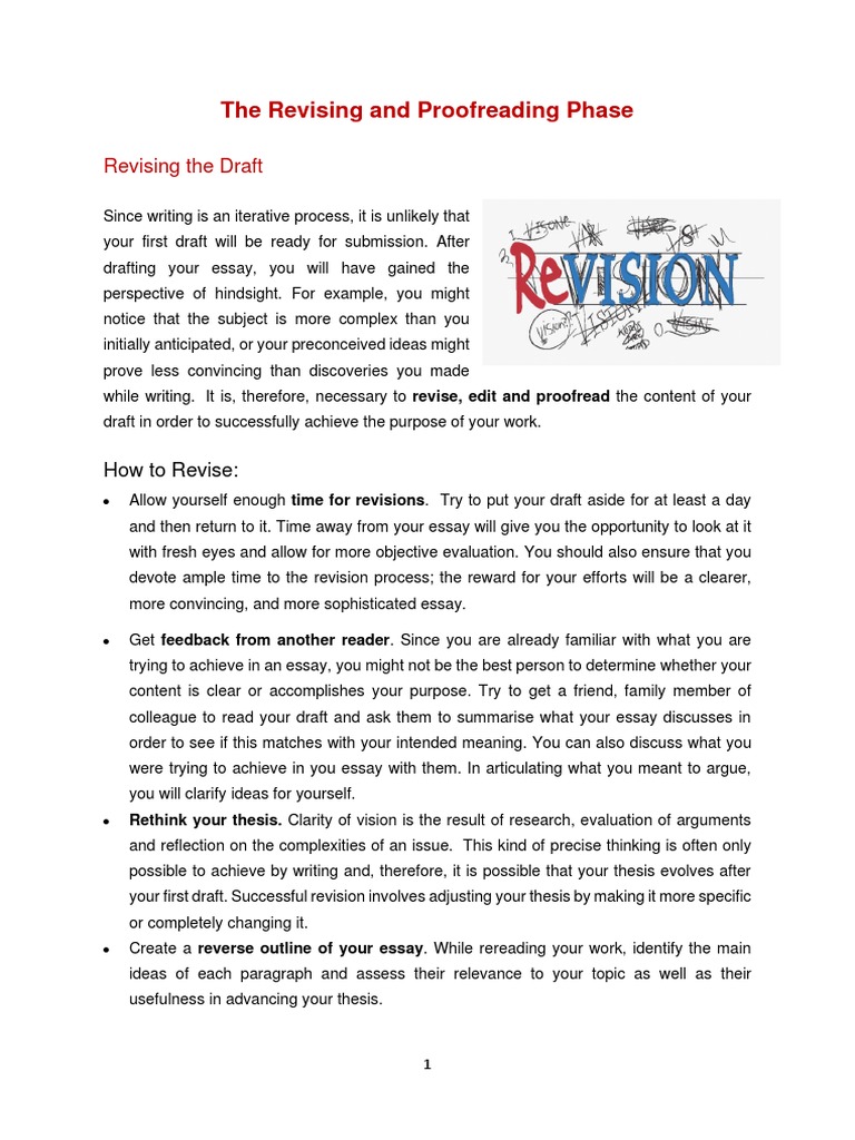 Revising and Proofreading for Clarity: Guidance on Macro and Micro Level Editing Techniques ...