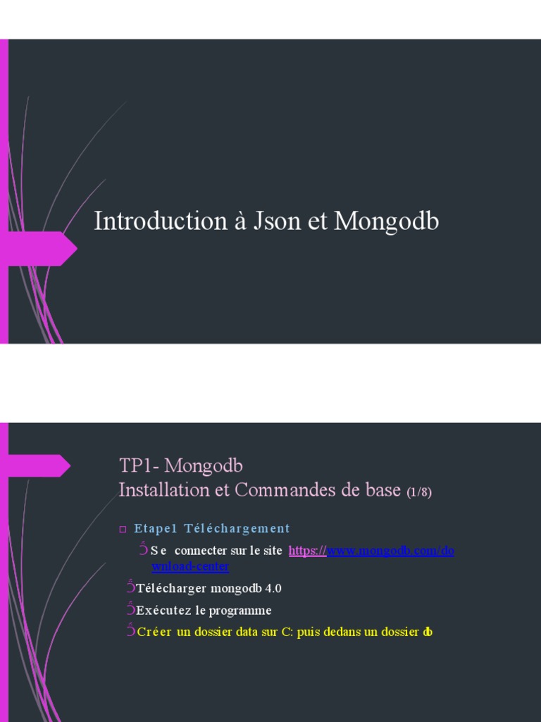 TP MongoDB | PDF | MongoDB | Application