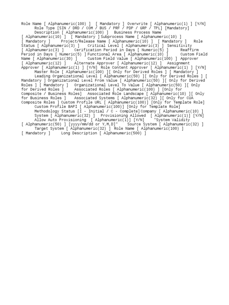 Role Attributes Template | PDF | Teaching Methods & Materials | Computers