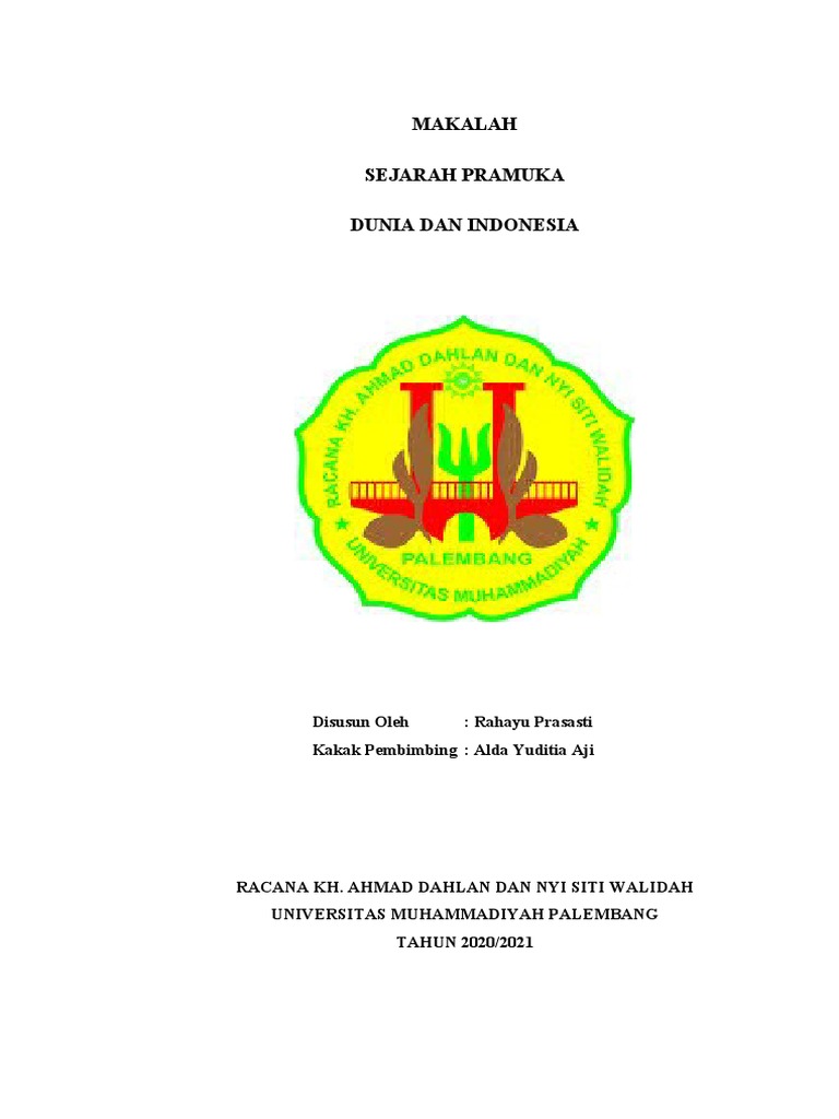 Makalah Sejarah Pramuka Dunia Dan Indonesia (Rahayu Prasasti) | PDF