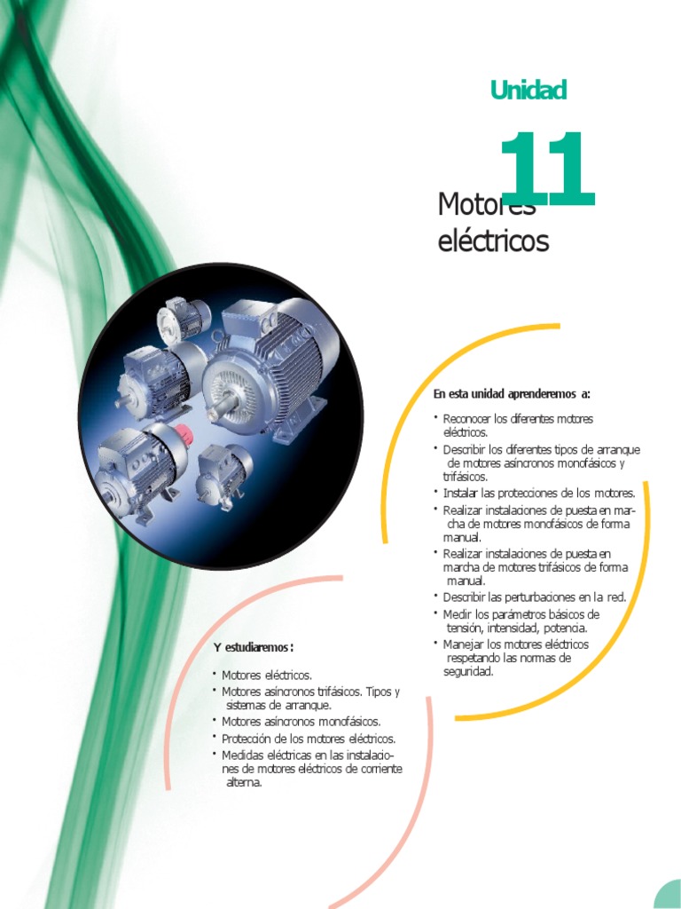 Introduccion A Motores de Ca. Sincronos y Asincronos | PDF | Motor eléctrico | Corriente eléctrica