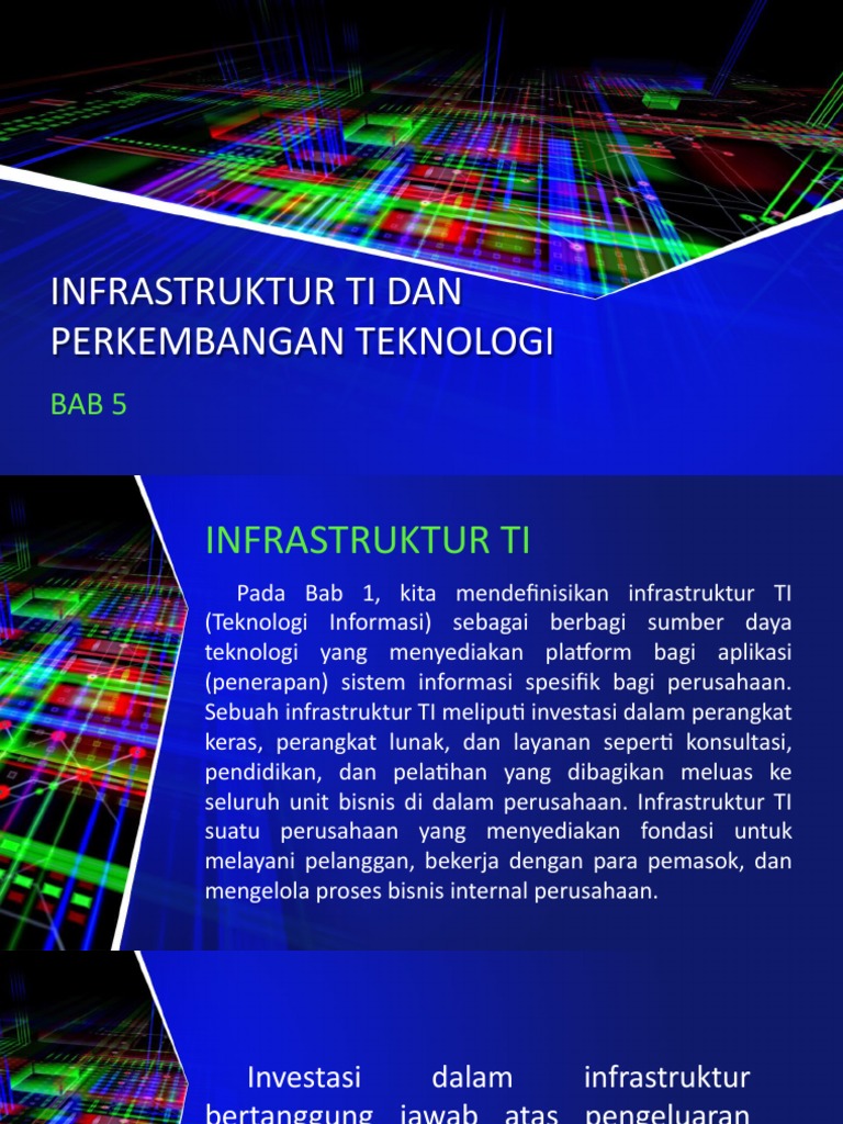 Bab V Infrastruktur Ti Dan Perkembangan Teknologi | PDF | Teknologi ...