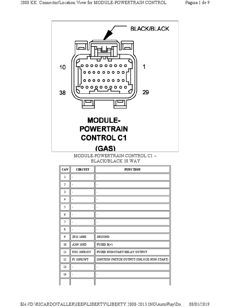 Pinout Diagrama Ecu KK 2008-2013 | PDF | Signal Processing | Equipment