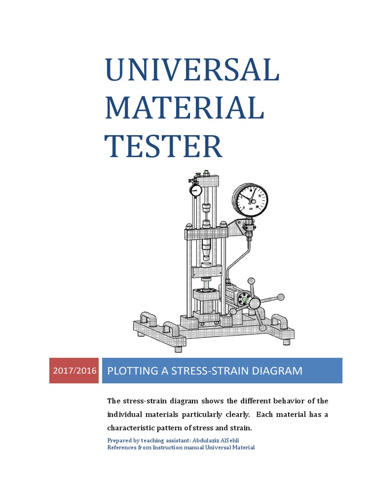 Experiment #2 - Plotting A Stress-Strain Diagram | PDF | Deformation ...
