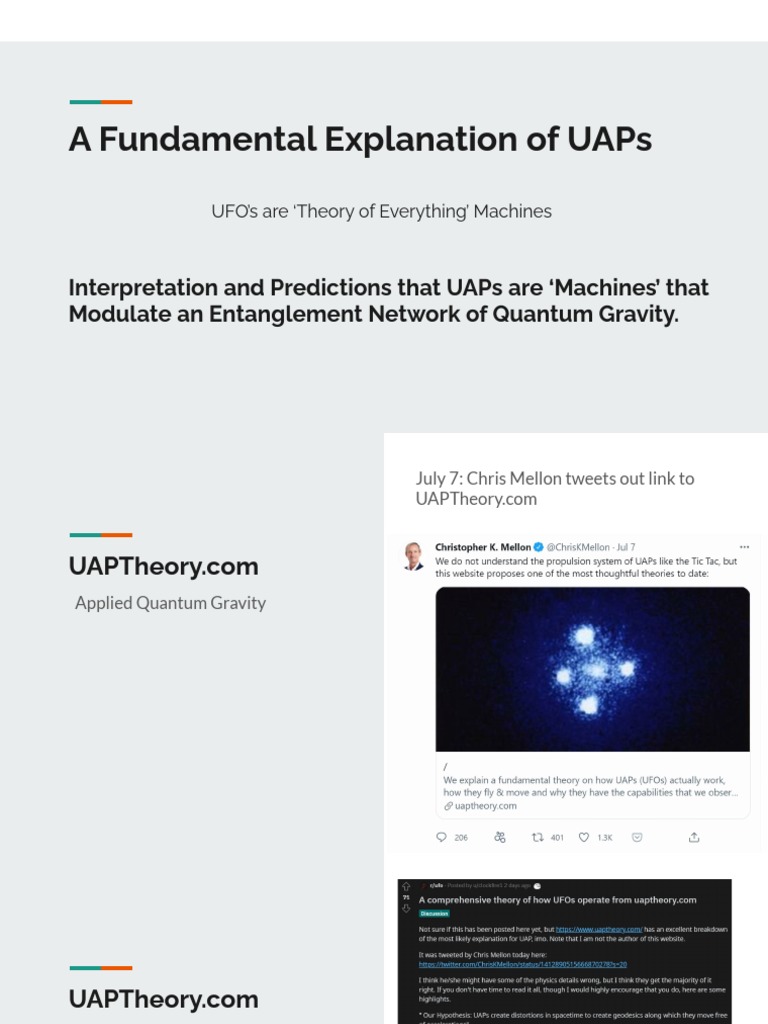Quantum Gravity & UAP Mechanics | PDF | Gravity | Spacetime