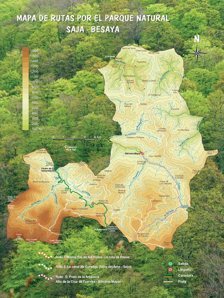 Mapa Parquefjdjjf Natural Saja Besaya | PDF