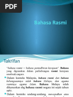 Bahasa Melayu Sebagai Bahasa Rasmi | PDF