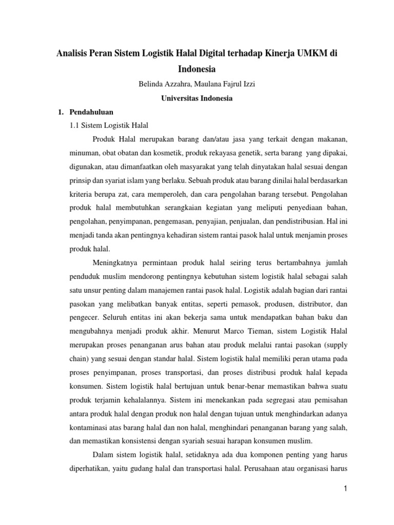 Esai Akademik - Maulana Fajrul Izzi - Universitas Indonesia | PDF