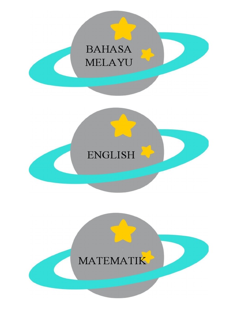 Label Mata Pelajaran | PDF