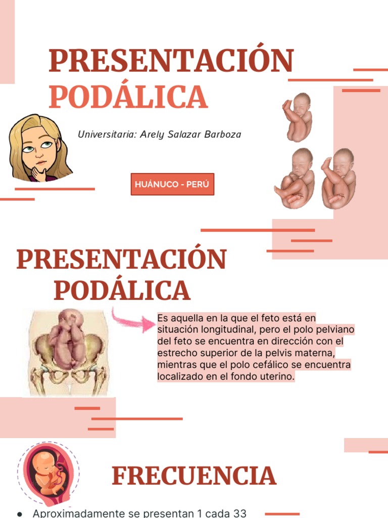 Presentación Podálica: Aspectos Clave | PDF | Parto | Reproducción humana