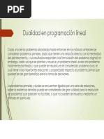 2.2 El Modelo Primal y Dual | PDF | Programación lineal | Linealidad