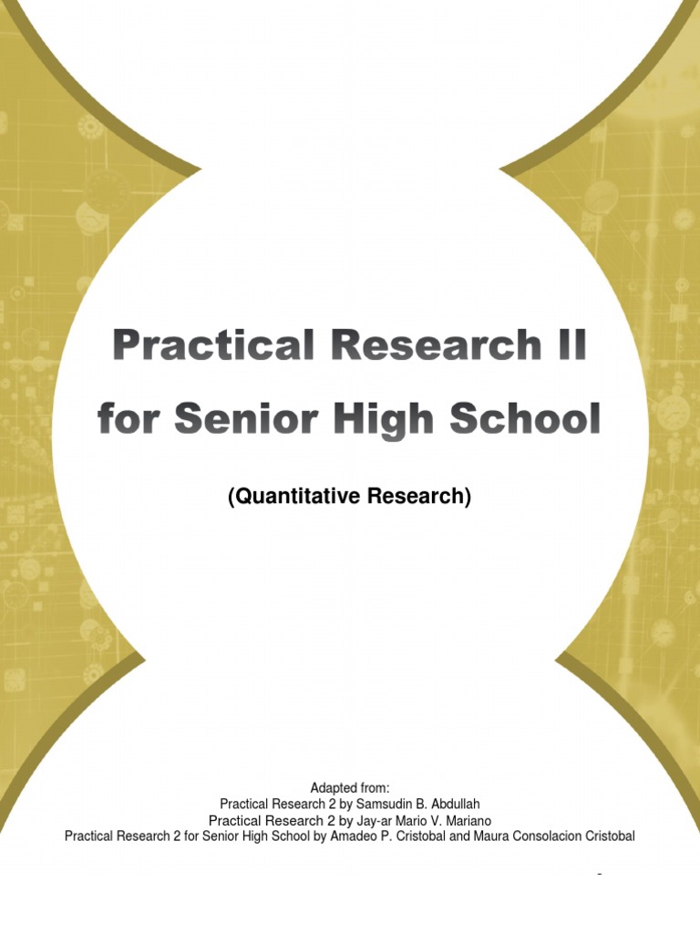 LESSON - Quantitative Research Designs | PDF | Dependent And Independent Variables ...