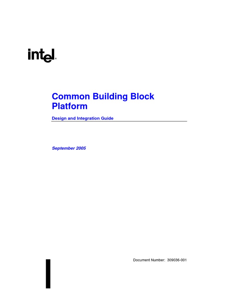 Intel CBB Platform Design Guide | PDF | Hard Disk Drive | Laptop