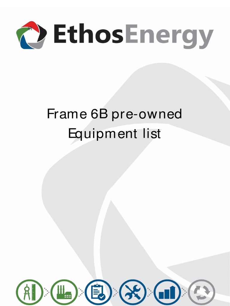 EE Frame 6B GT 1 | PDF | Gas Turbine | Engines