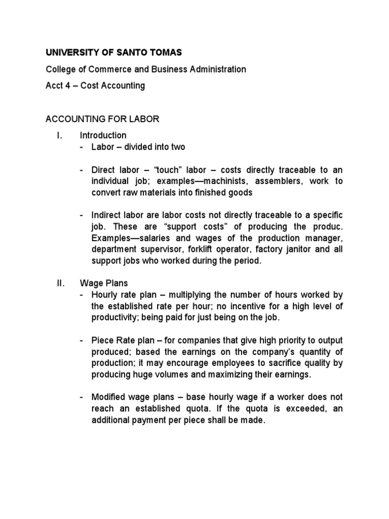 3 Accounting For Labor | PDF | Payroll | Labour Economics