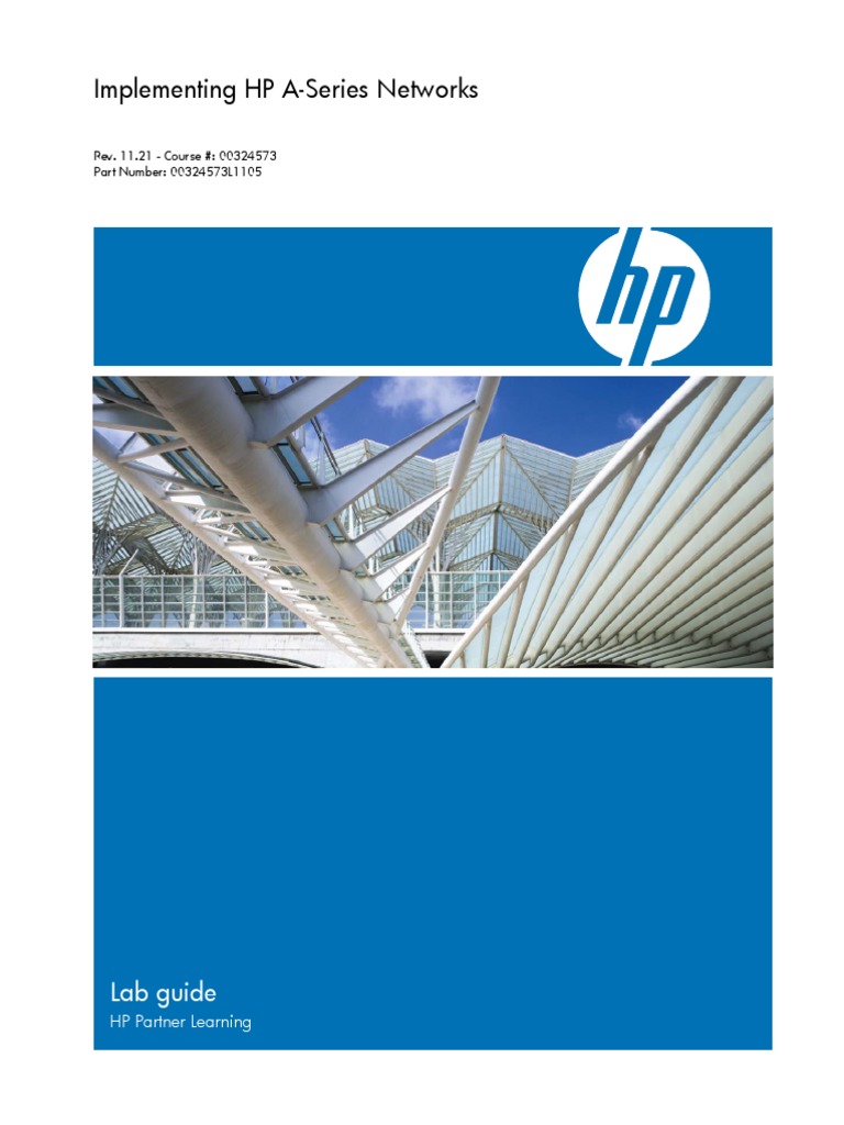 Implementing HP A-Series Networks Lab Guide | PDF | I Pv6 | Ip Address