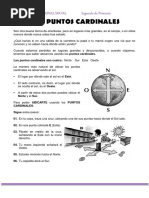 Actividades de Puntos Cardinales para Niños | PDF