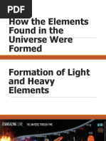 Formation and Synthesis of Heavier Elements | PDF | Stars | Chemical ...