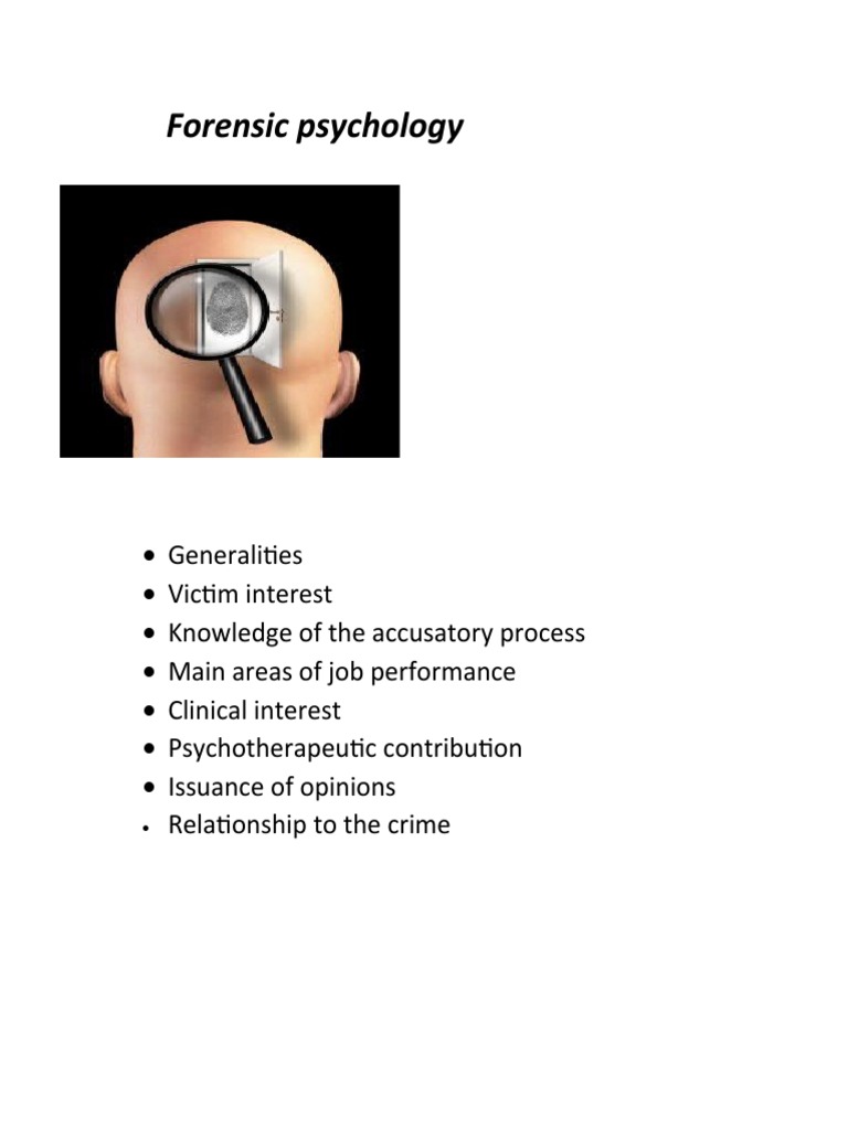 Forensic Psychology | PDF