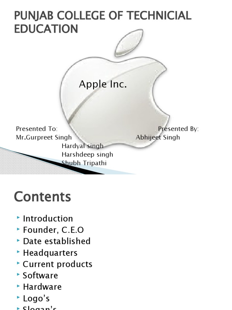 Apple Inc. Overview & Products | PDF | Apple Inc. | I Pod