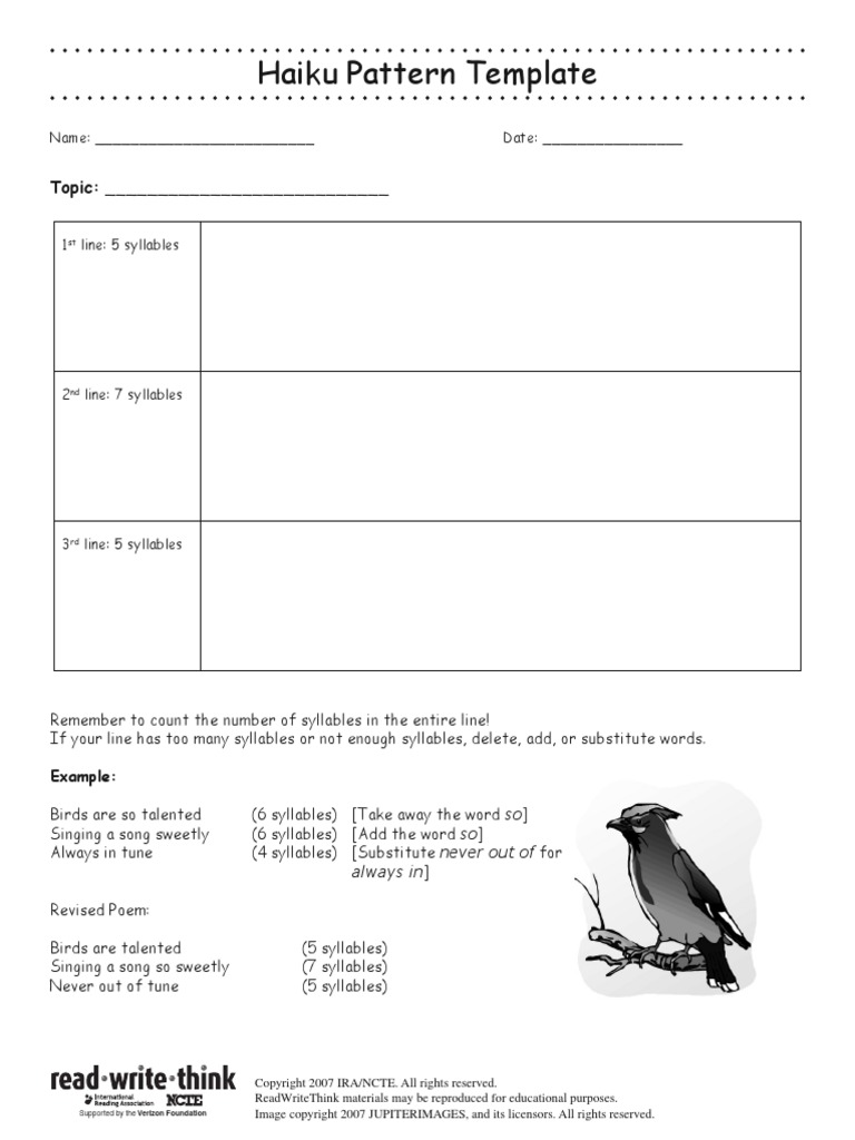 Haiku Pattern | PDF