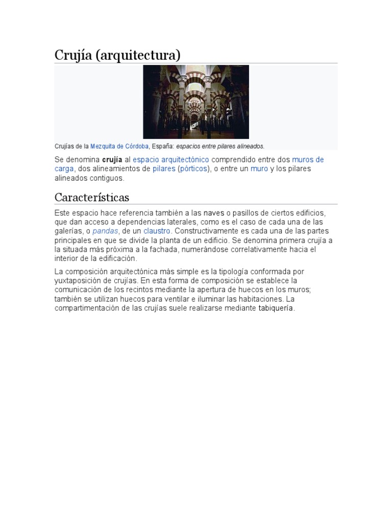Crujía | PDF