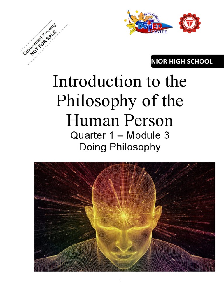 Introduction To The Philosophy of The Human Person: Quarter 1 - Module ...