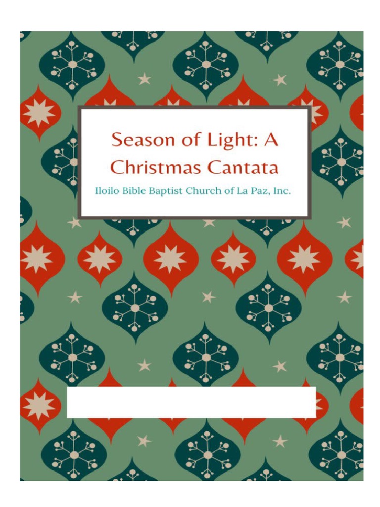 Season of Light-Christmas Cantata | PDF | Jesus | Joy To The World