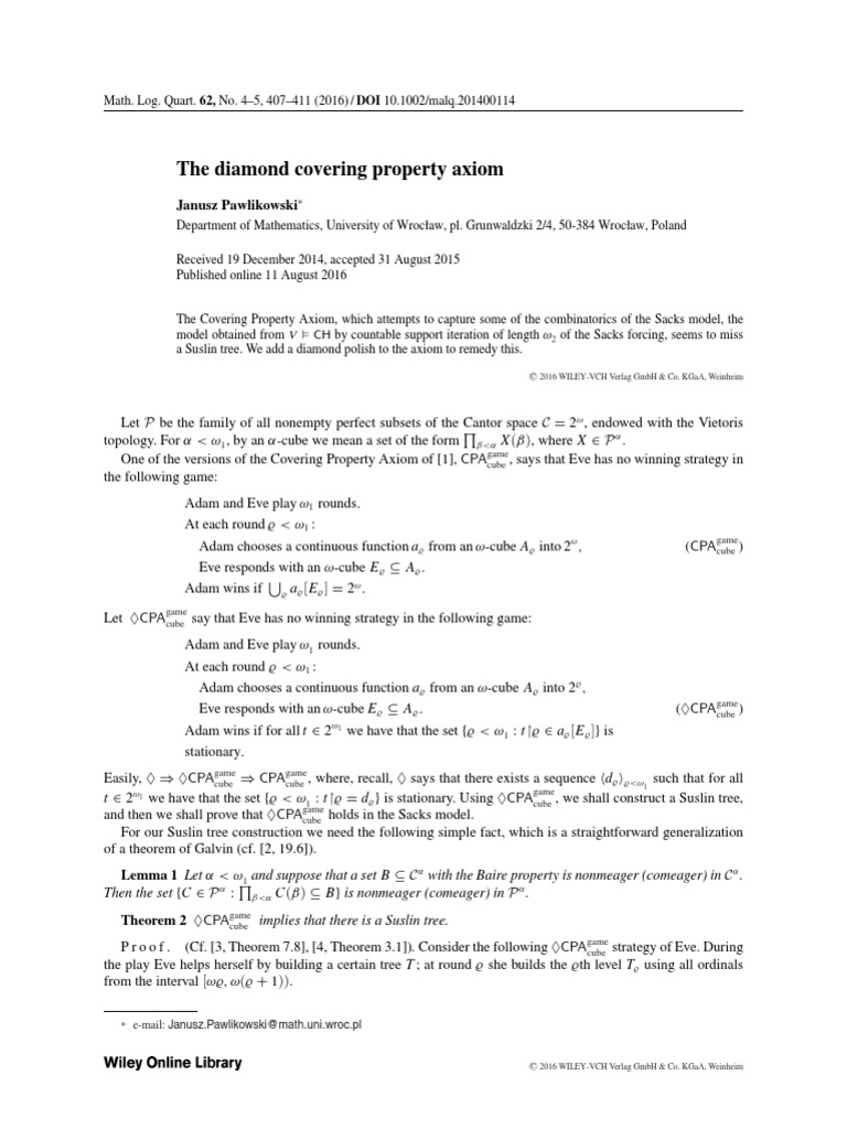 Advanced Set Theory Insights | PDF | Mathematics | Mathematical Objects