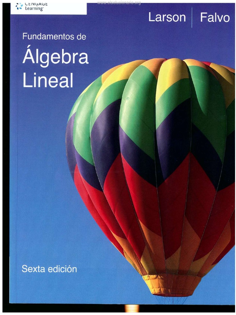 Fundamentos de Álgebra Lineal - Ron Larson, David C. Falvo - 6ta ...