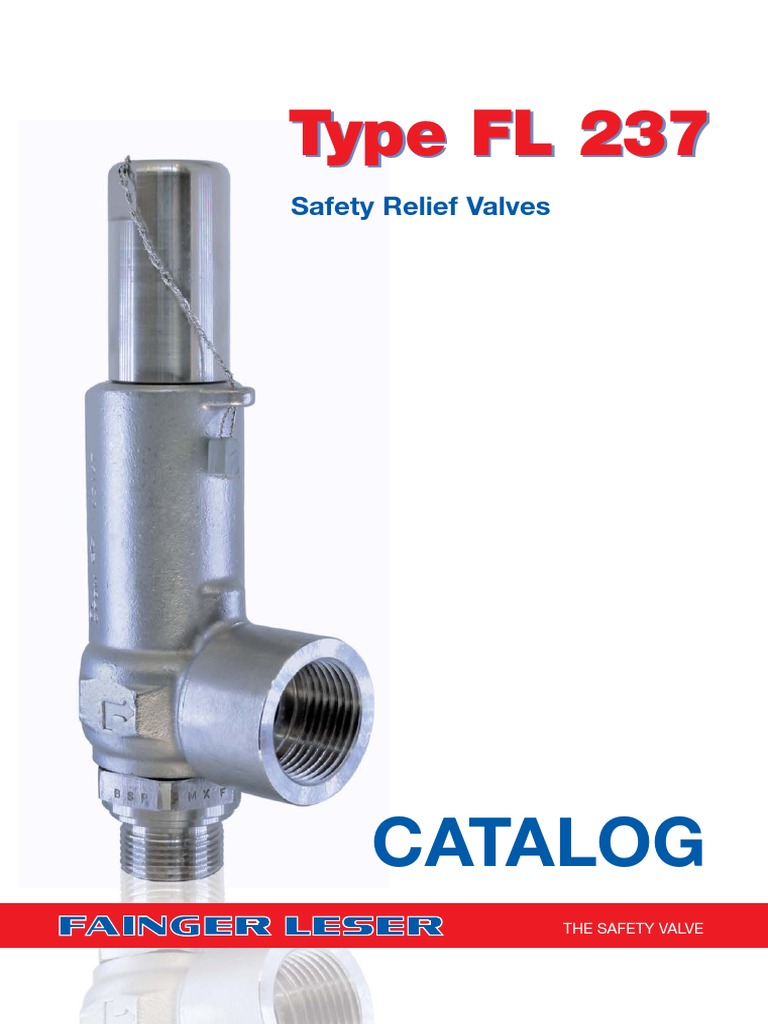 Safety Valve-Fainger Lesser | PDF | Gases | Energy Technology