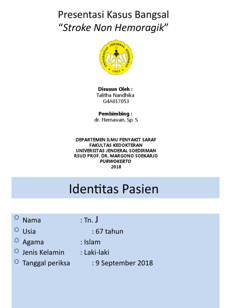 Presentasi Kasus Bangsal Talitha | PDF