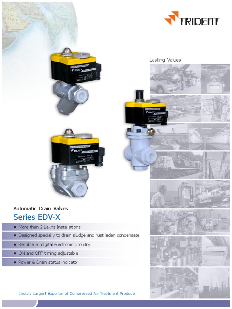 Auto Drain Valve Pdf Mechanical Engineering Gases
