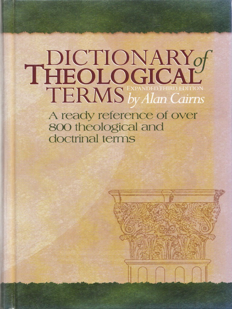 Dictionary of Theological Terms (Alan - Cairns) | Download Free PDF ...