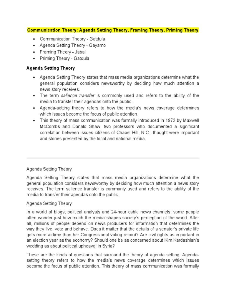 PPC - Communication Theory | PDF | Mass Media | Communication