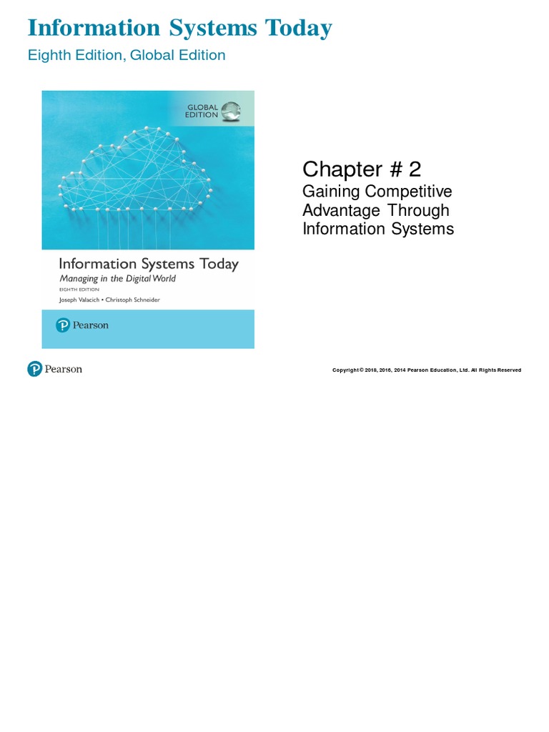 Information Systems Today: Chapter # 2 | PDF | Innovation | Business Model