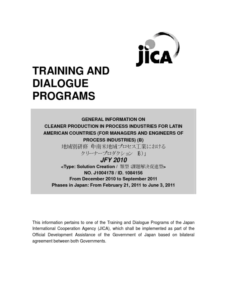 Training and Dialogue Programs | PDF | Automation | Engineering