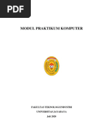 Cara Penggunaan Website Praktikum - Gunadarma.ac - .Id Untuk Praktikan | PDF