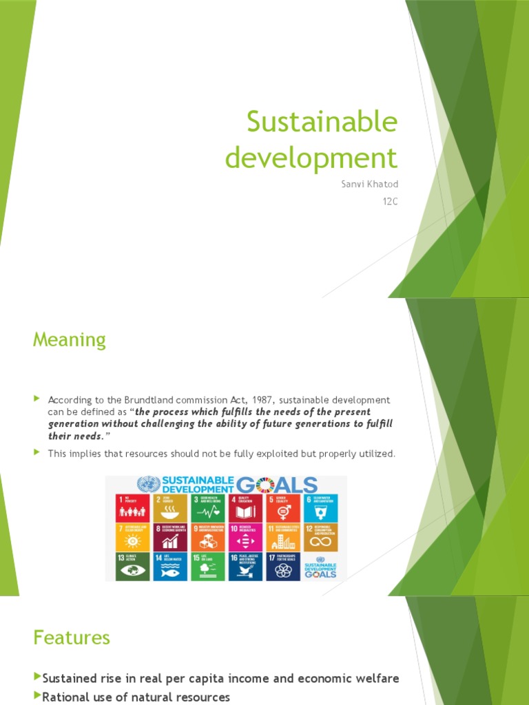 Sustainable Development | PDF | Sustainability | Sustainable Development