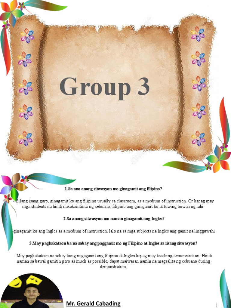 Filipino Interview | PDF