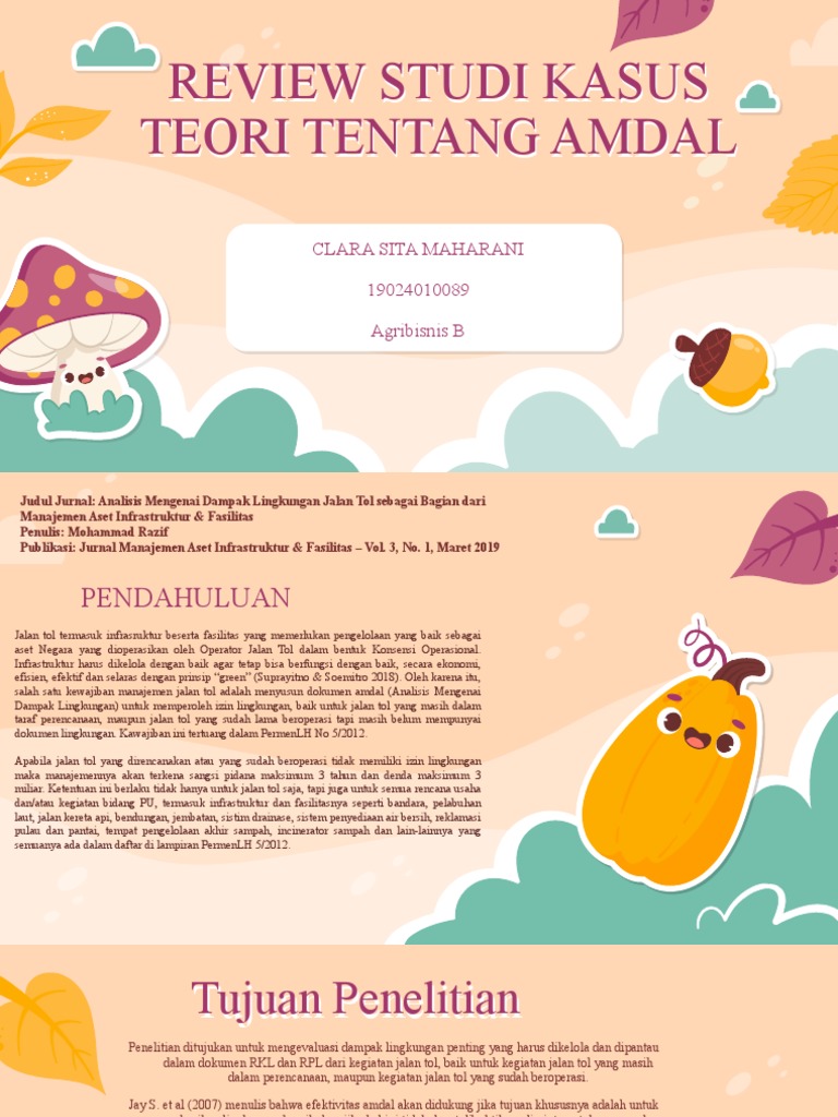 Tugas Studi Kasus Teori AMDAL - Agribisnis B | PDF